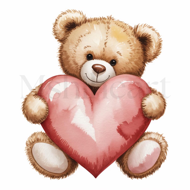 21 imágenes prediseñadas de ositos de peluche con corazones: ositos de ...
