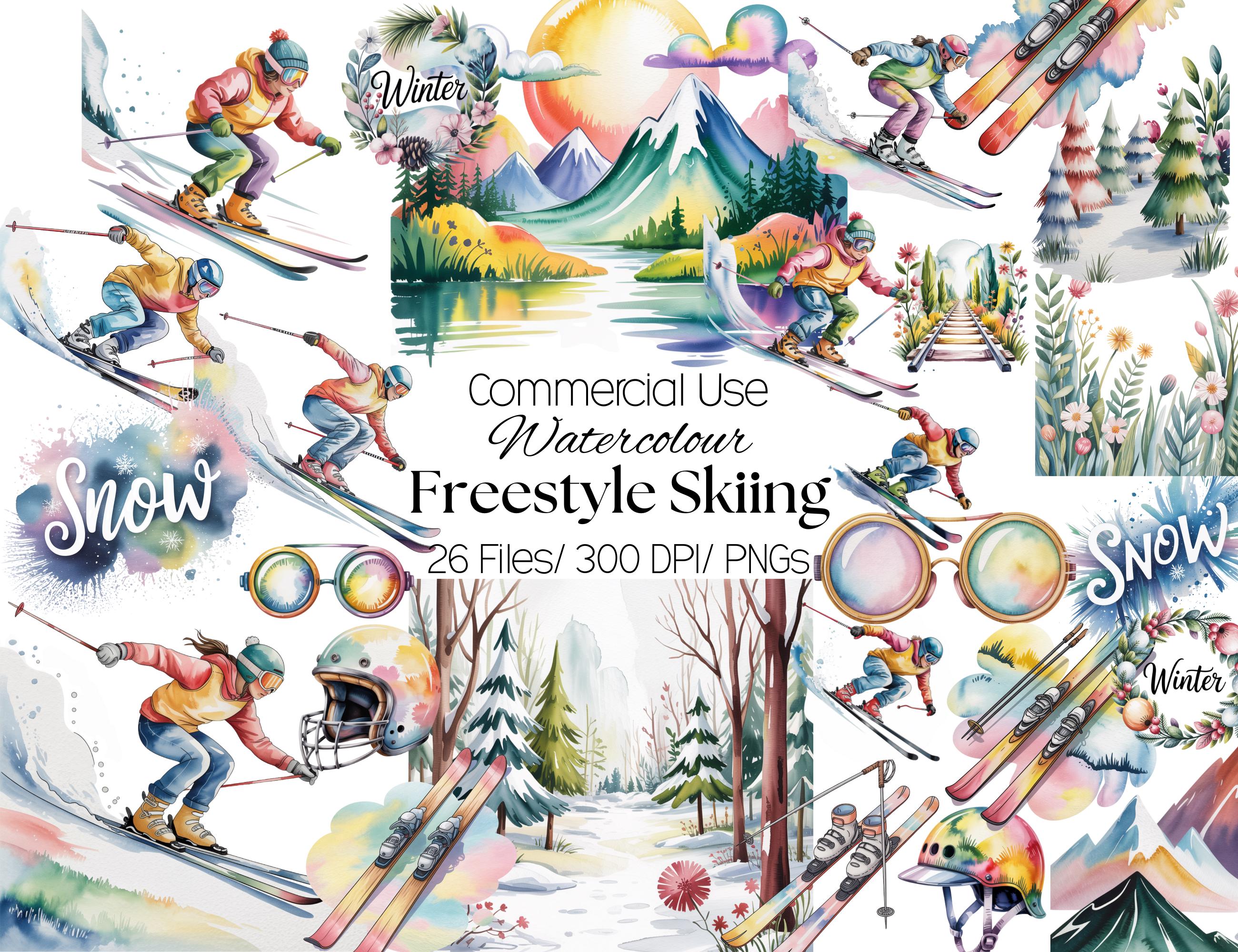 Winter Olympics Clipart Bundle Winter Sports Clip Art Mega Bundle ...