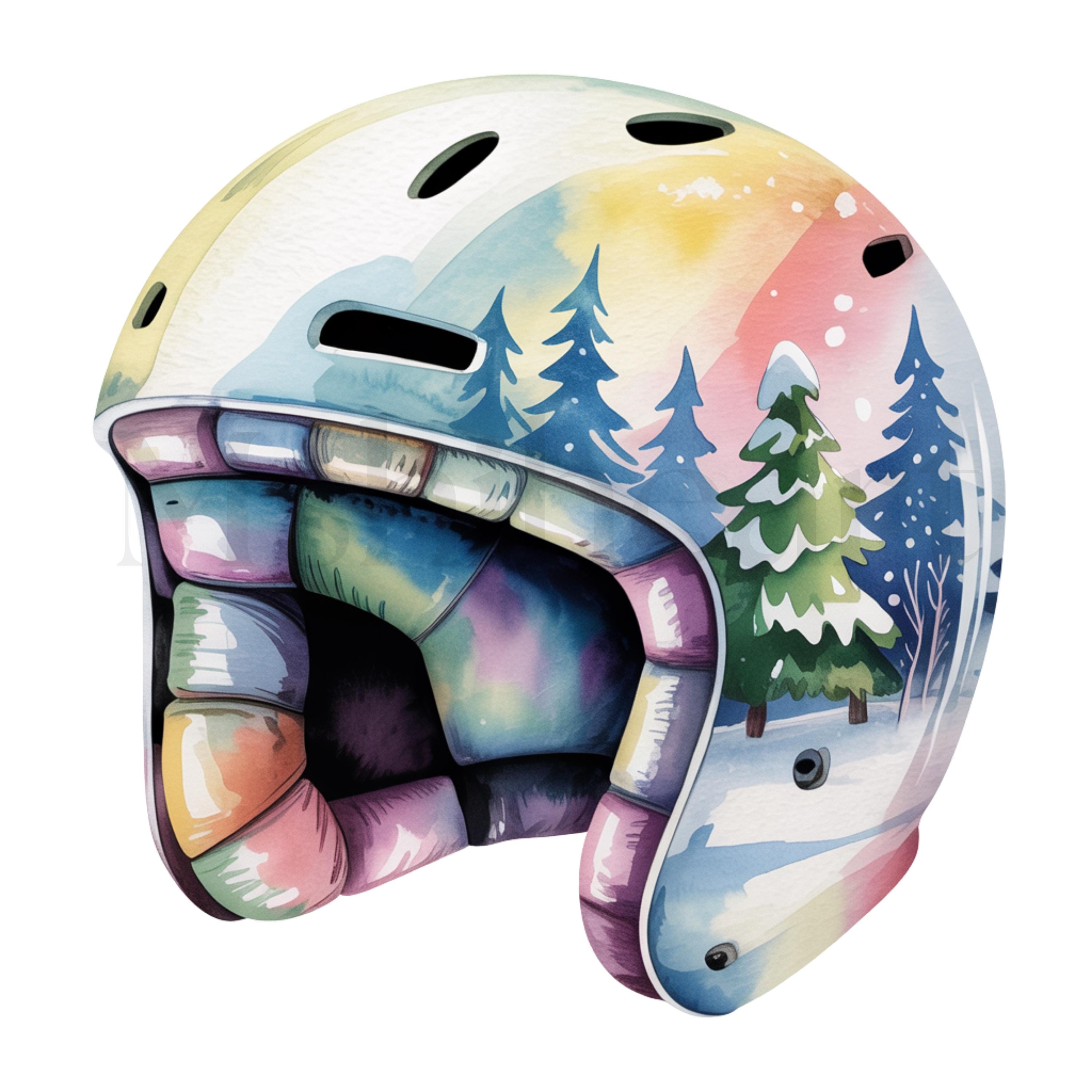 27 Skiing Clipart – Downhill Skiers, Ski Poles, Helmets, Goggles ...