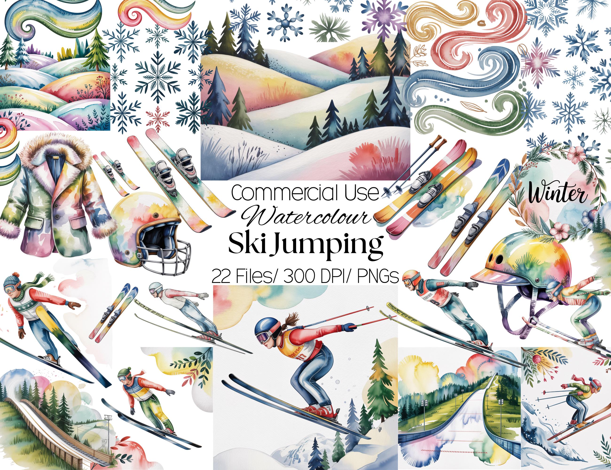 Winter Olympics Clipart Bundle Winter Sports Clip Art Mega Bundle ...
