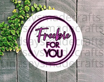 Free Gift Stickers - Etsy