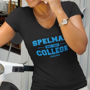 Spelman (v-neck) - Spelman Shirts, HBCU Jaguars, Vintage Spelman Women ...