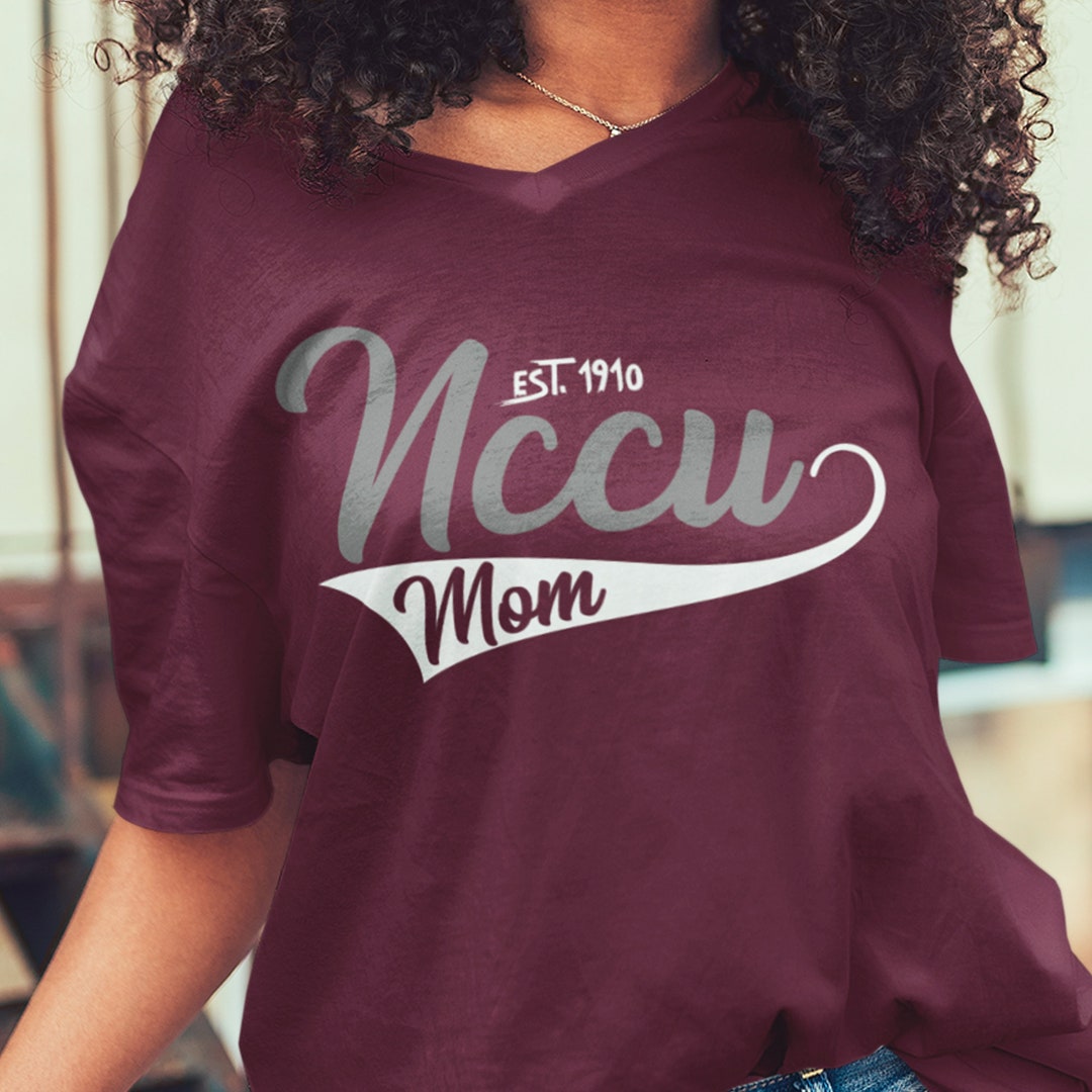 NCCU Mom 1910 (v-neck)- NC Central University Eagles Apparel, Nc ...