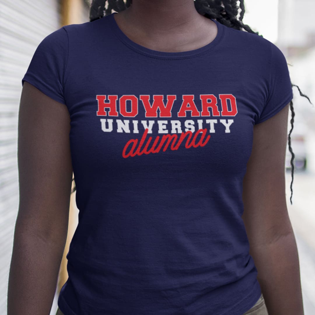 Howard Alumna - Howard Alumni Tee, Vintage Howard Shirt, Retro Howard ...