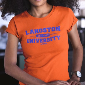 Langston Univ - Langston Lions, Vintage College Apparel, Langston Univ ...