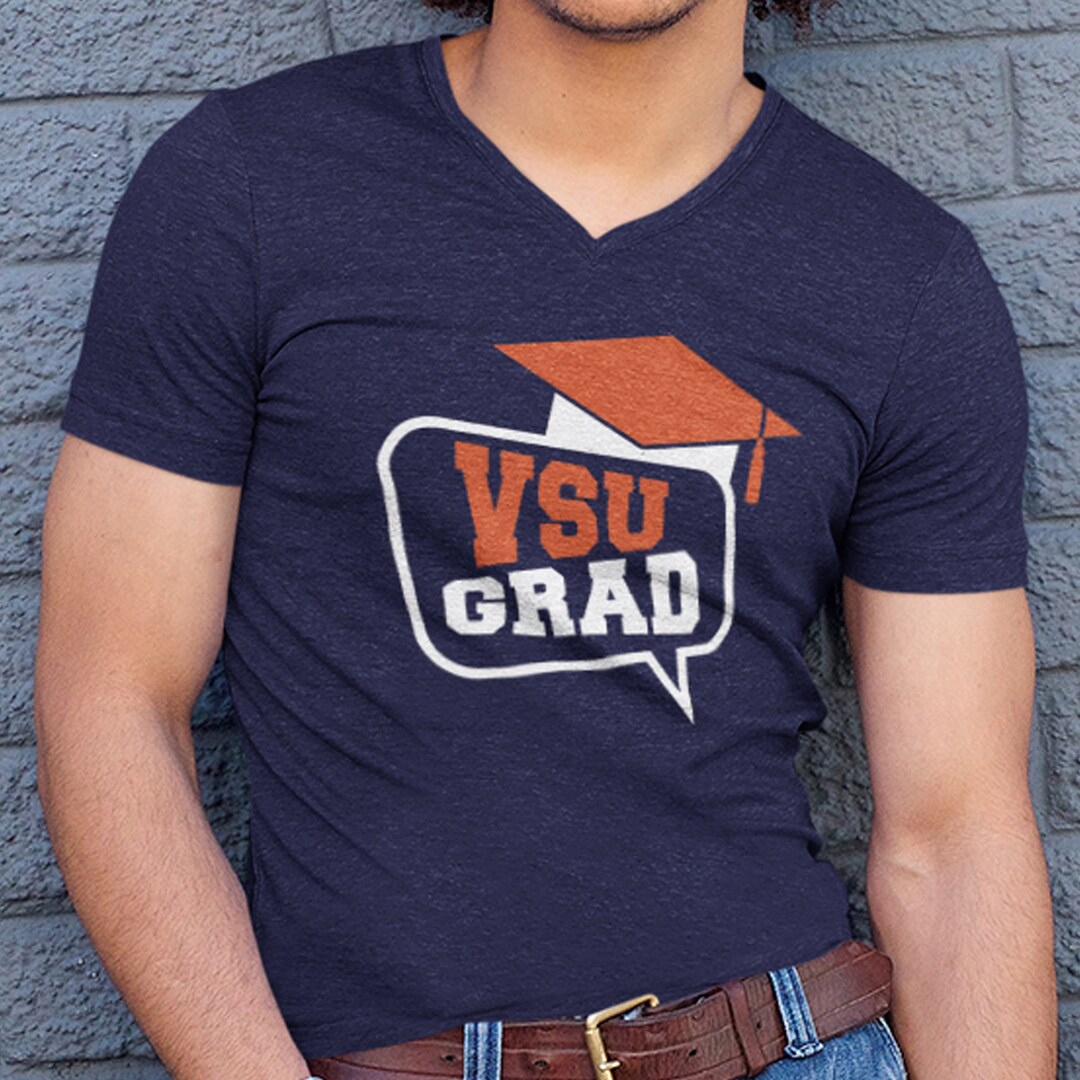 Virginia State Grad v-neck Vintage Virginia State College Apparel ...