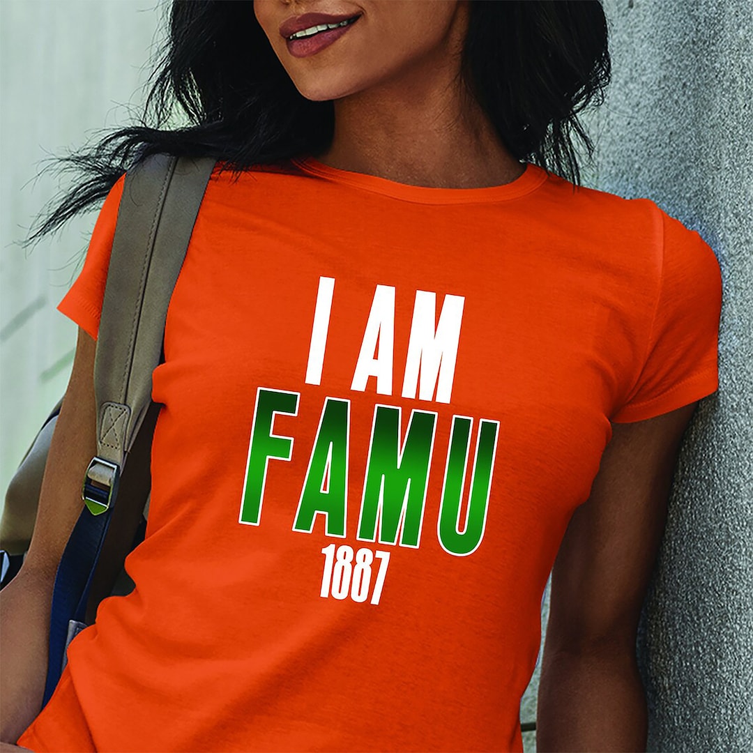 I AM FAMU (metallic)- Rattler Alumni Apparel, Retro FAM Univ Homecoming ...