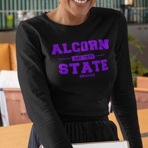 Alcorn State (long Sleeve) - Vintage Alcorn State Braves HBCU, Alcorn ...