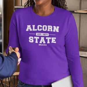 Alcorn State (long Sleeve) - Vintage Alcorn State Braves HBCU, Alcorn ...
