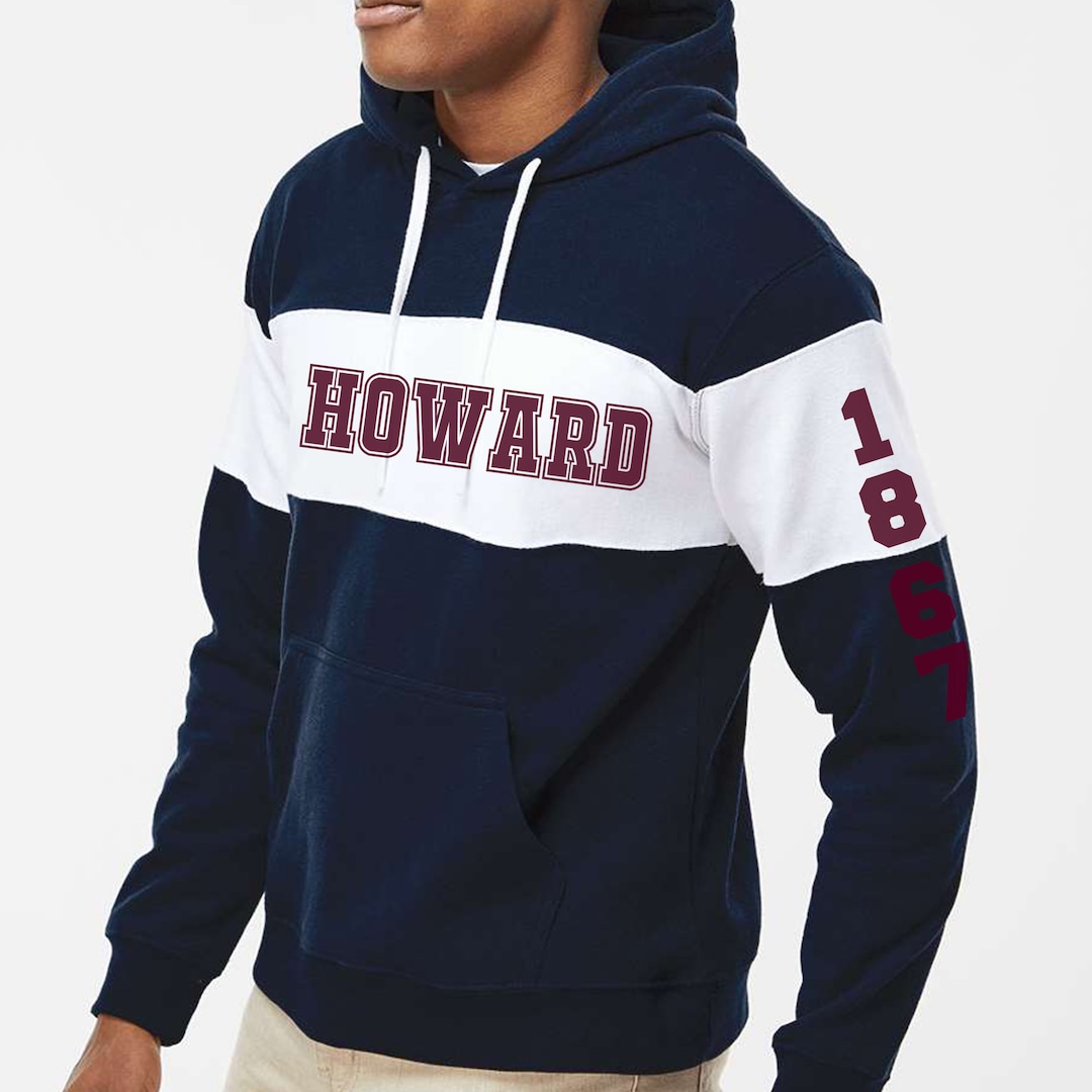 Howard Univ Color Block (hoodie) - Howard Alumni Tee, Howard Univ Shirt ...