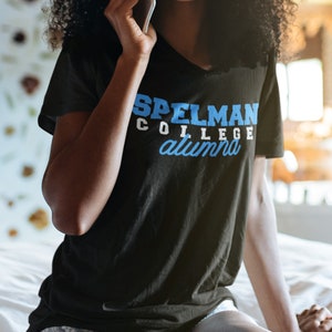 Spelman Alumna (v-neck) - Spelman Shirts, HBCU Jaguars, Vintage Spelman ...