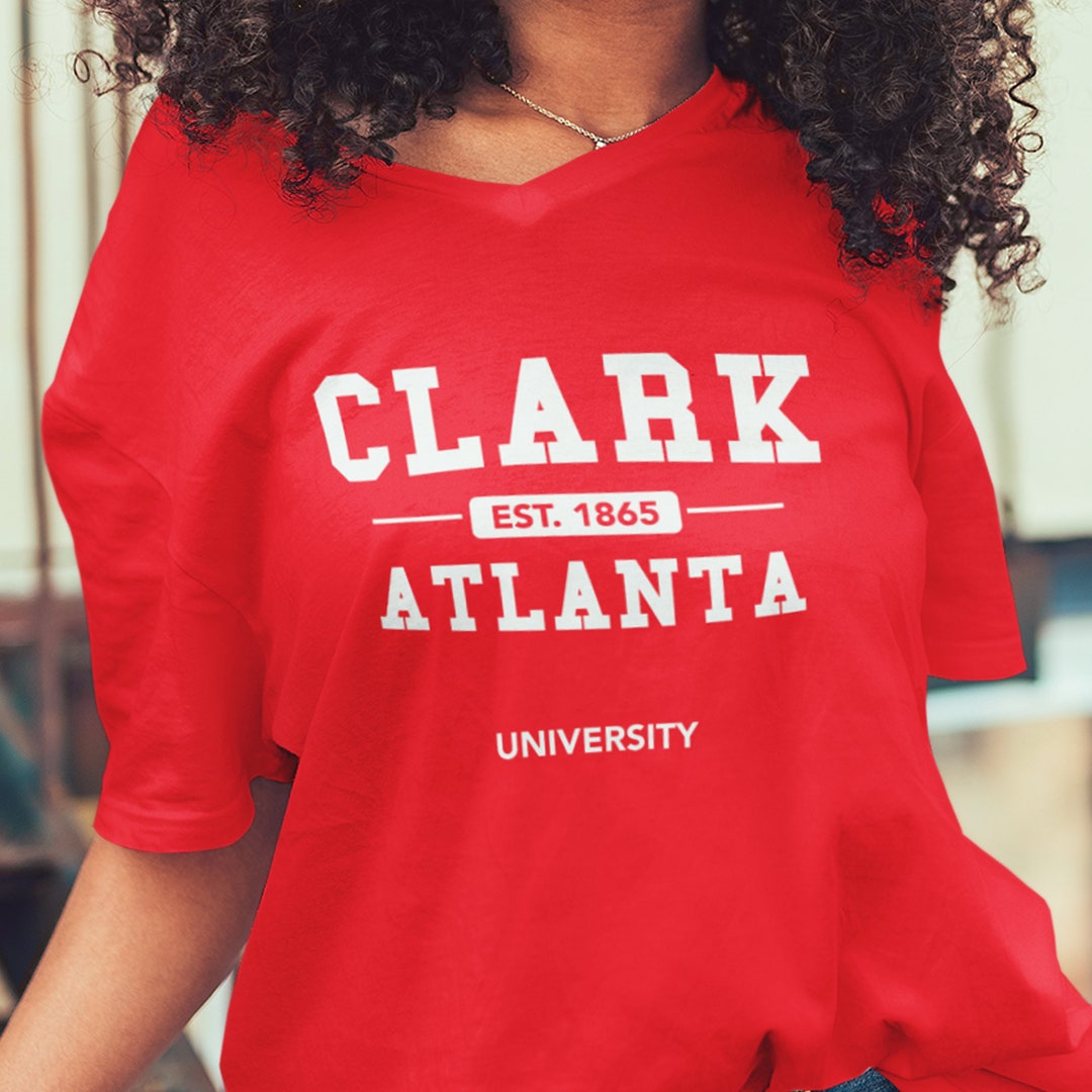 Clark Atlanta (v-neck) - Retro Clark Atlanta Shirt, Panther Pride, CAU ...