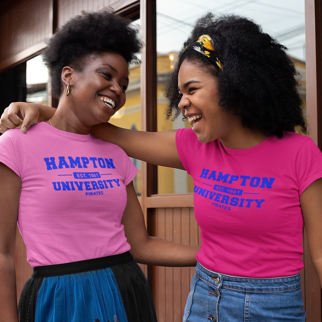 Hampton U Alumni Ed (PINK) - Hampton Pirates, Vintage Hampton U Apparel ...