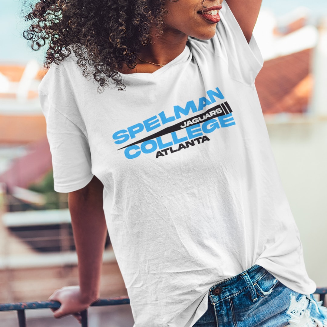 Spelman Flag Ed. (v-neck) - Spelman Shirts, HBCU Jaguars, Vintage ...