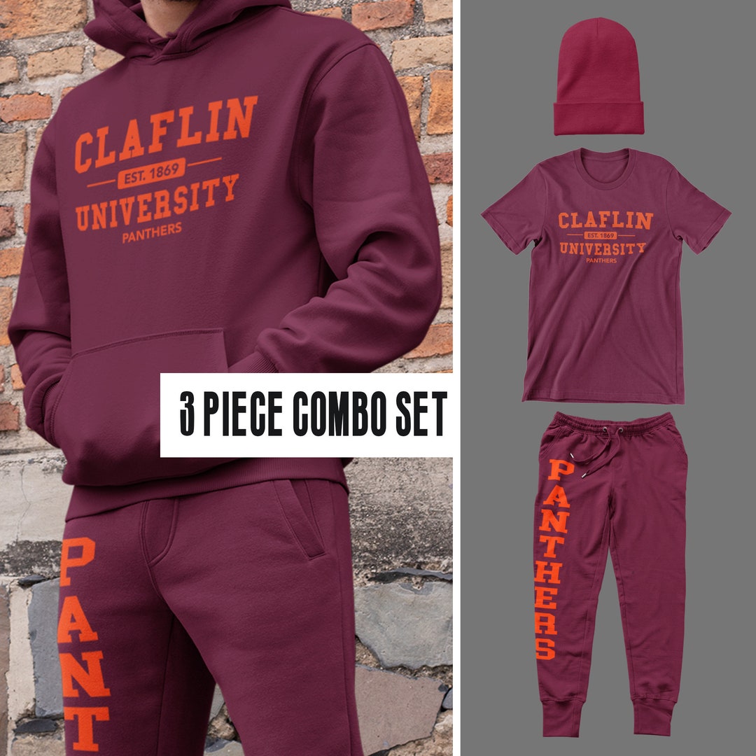 Claflin 3-piece Set Vintage Claflin Univ College Apparel - Etsy