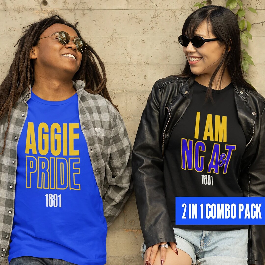 North Carolina Aggies (A&T) 2-in-1 Combo Pack - Aggie Hoodies, Vintage ...