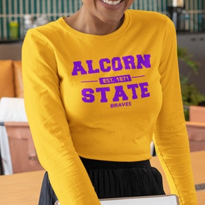 Alcorn State (long Sleeve) - Vintage Alcorn State Braves HBCU, Alcorn ...