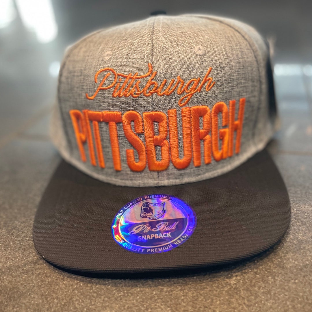 Pittsburgh (gray Embroidered Cap) - Pittsburgh Hats, Pittsburgh Caps ...