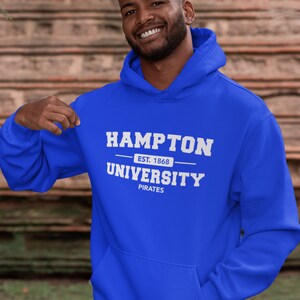 Hampton U - Hampton Pirates, Vintage Hampton U Apparel, Hampton Alumni ...