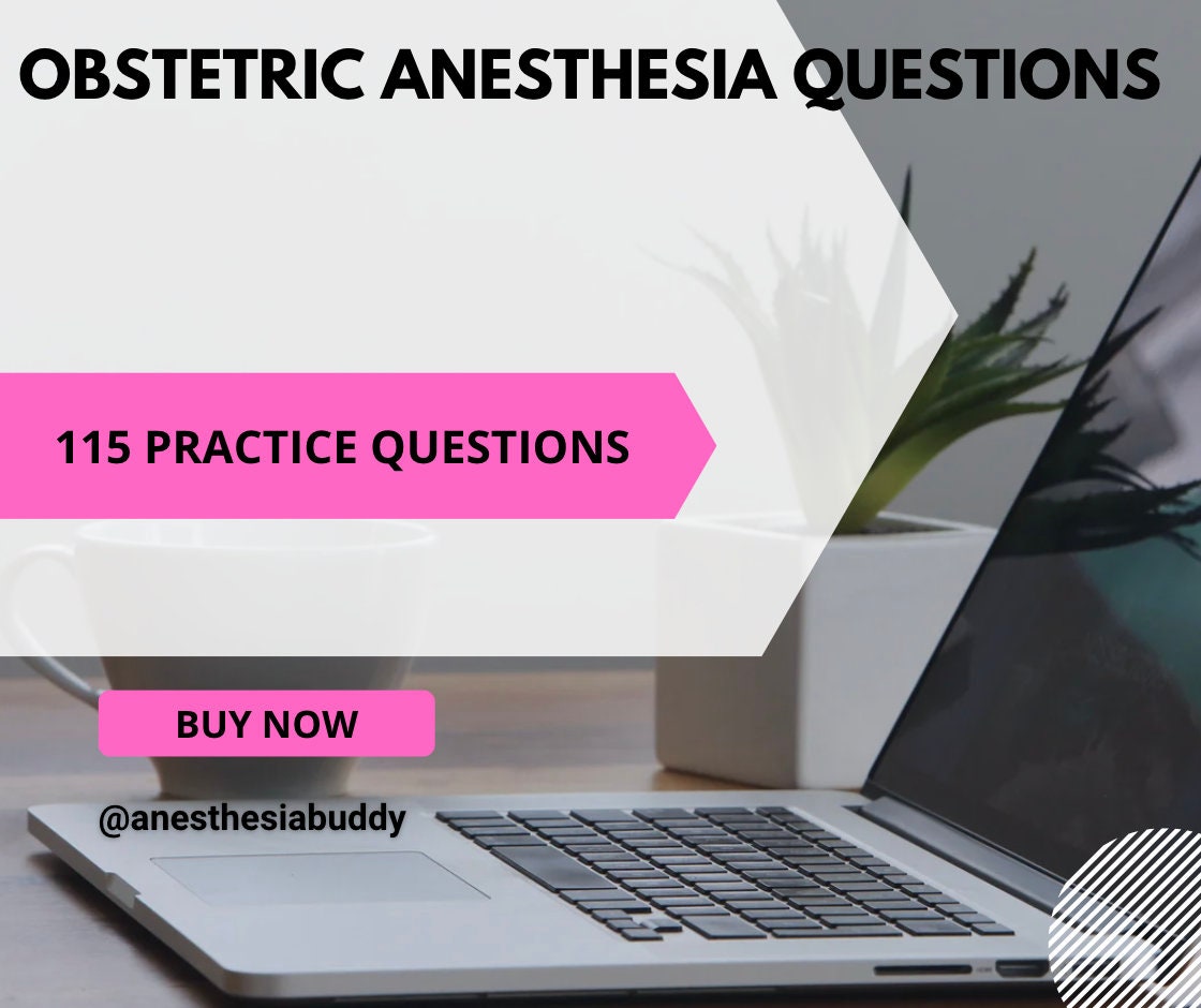 Obstetric Anesthesia Questions - Etsy