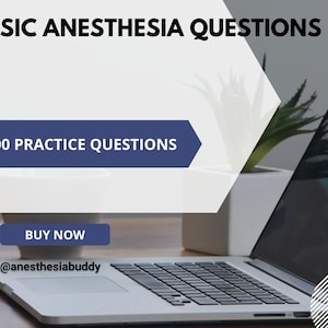 Basic Anesthesia Questions 1 - Etsy