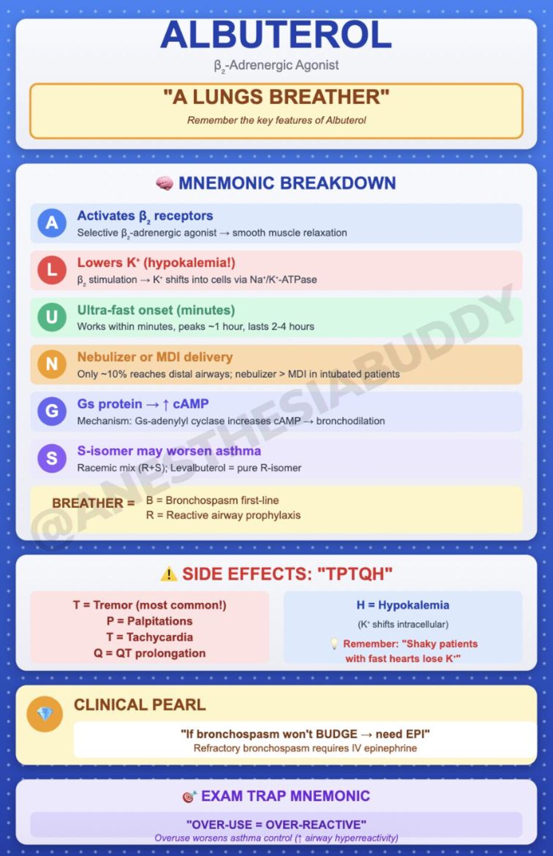 90+ Anesthesia Pharmacology Mnemonics | Study Infographics Bundle - Etsy