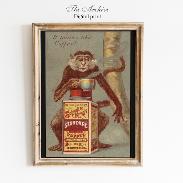 Vintage Coffee Ad Posters - Etsy