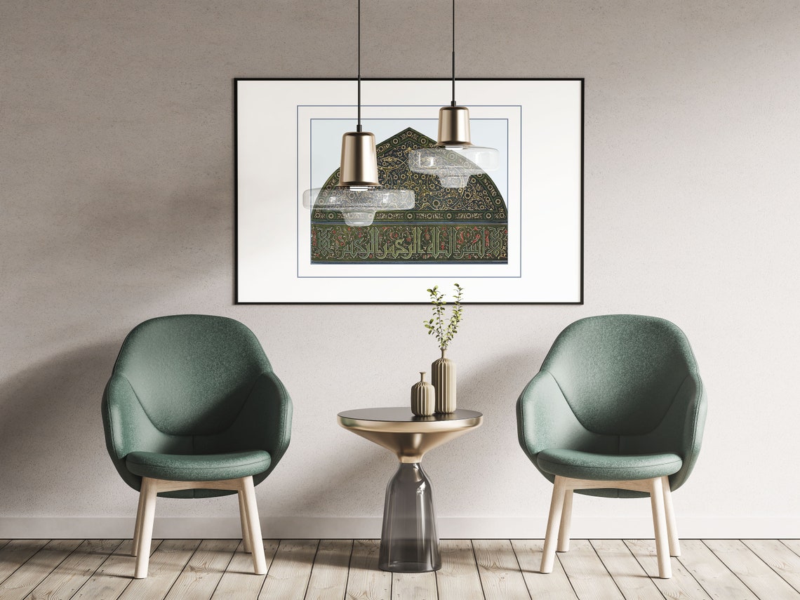 Vintage Islamic Painting, Islamic Art Prints , Islamic Home Art ...
