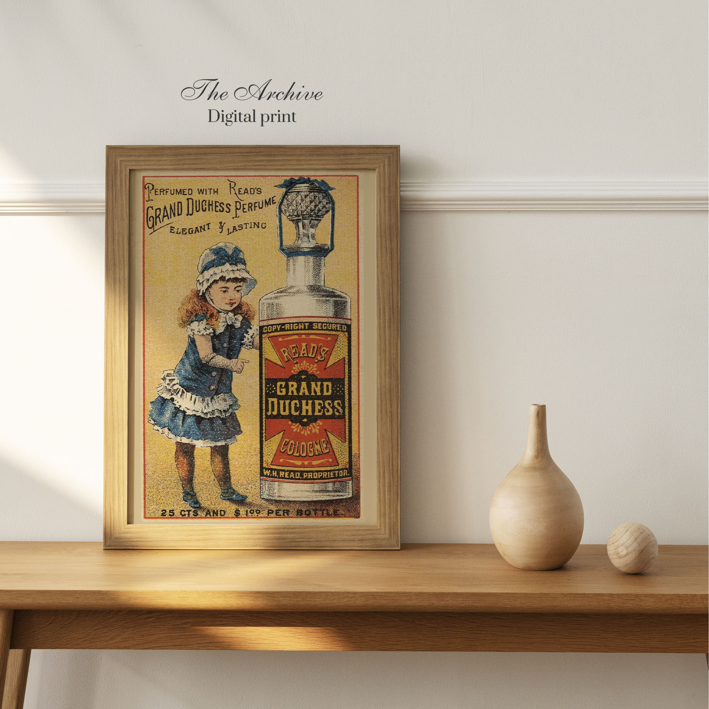 Vintage Cologne Ad-perfume Ad grand Duchess Cologne Vintage Poster ...