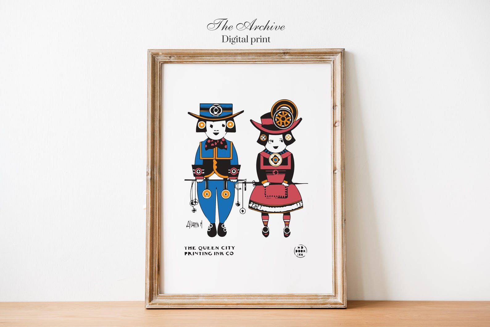 Unique Funny Poster | Quirky Retro Wall Art | Minimalist Digital Print ...