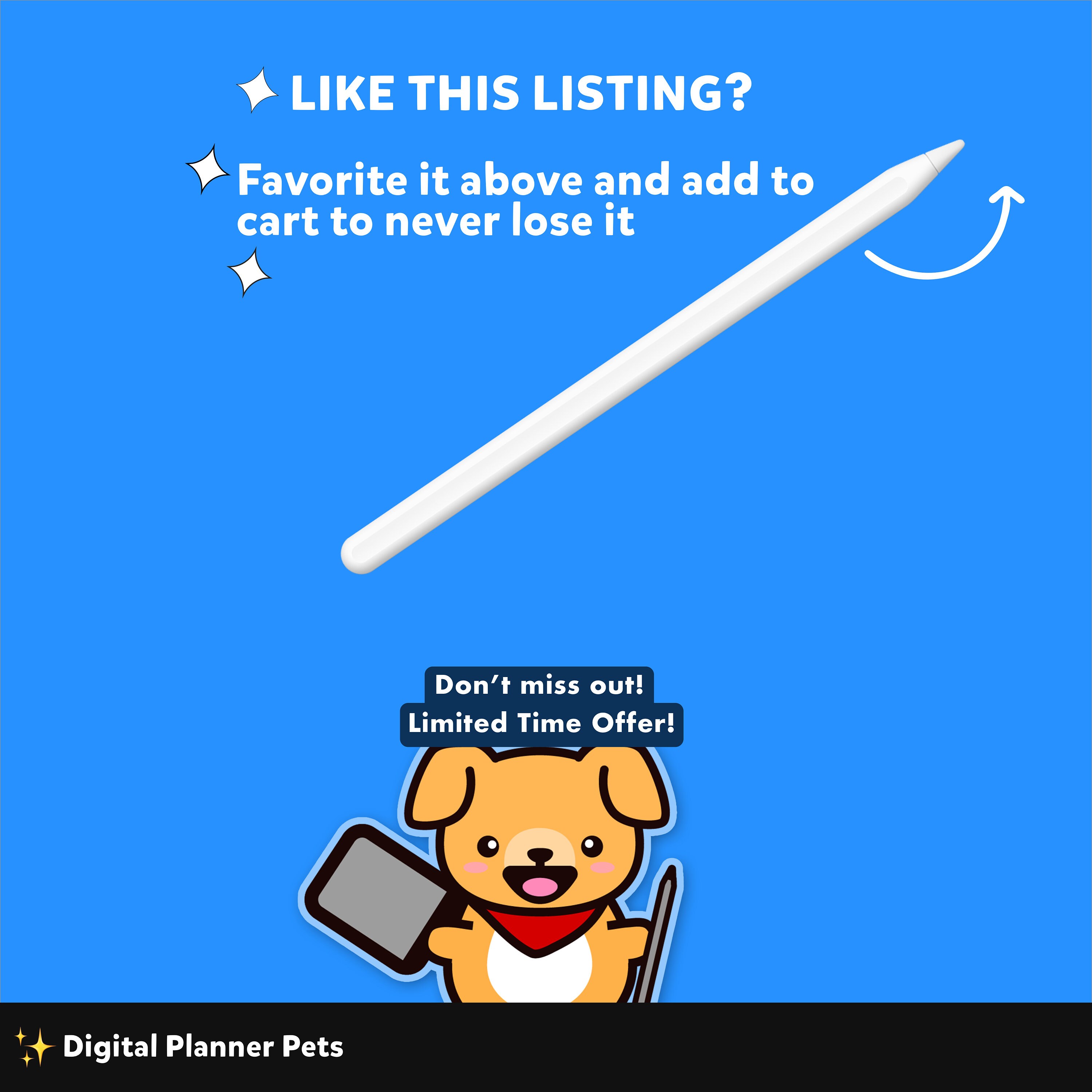 MEGA Animal Digital Sticker Pack, PNG Files of Digital Stickers ...