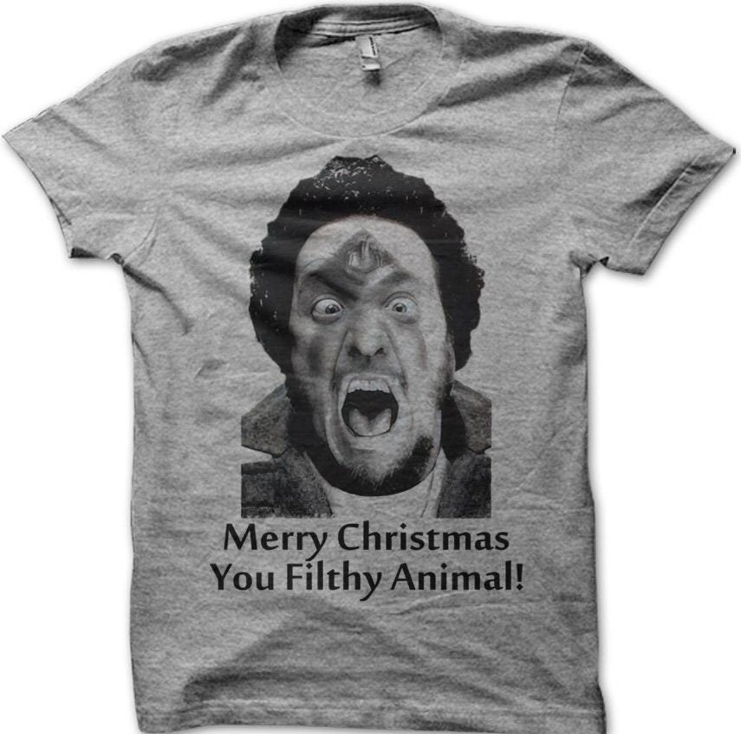 HOME ALONE MARV Iron Face Funny You Filthy Animal Christmas T-shirt - Etsy
