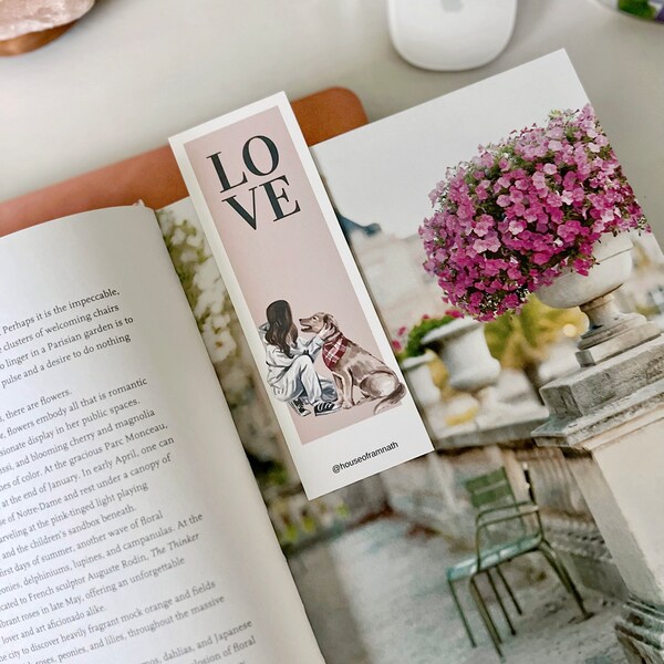 Illustrated Bookmark - Etsy