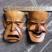 MCM Boho Theatre Masks - Etsy