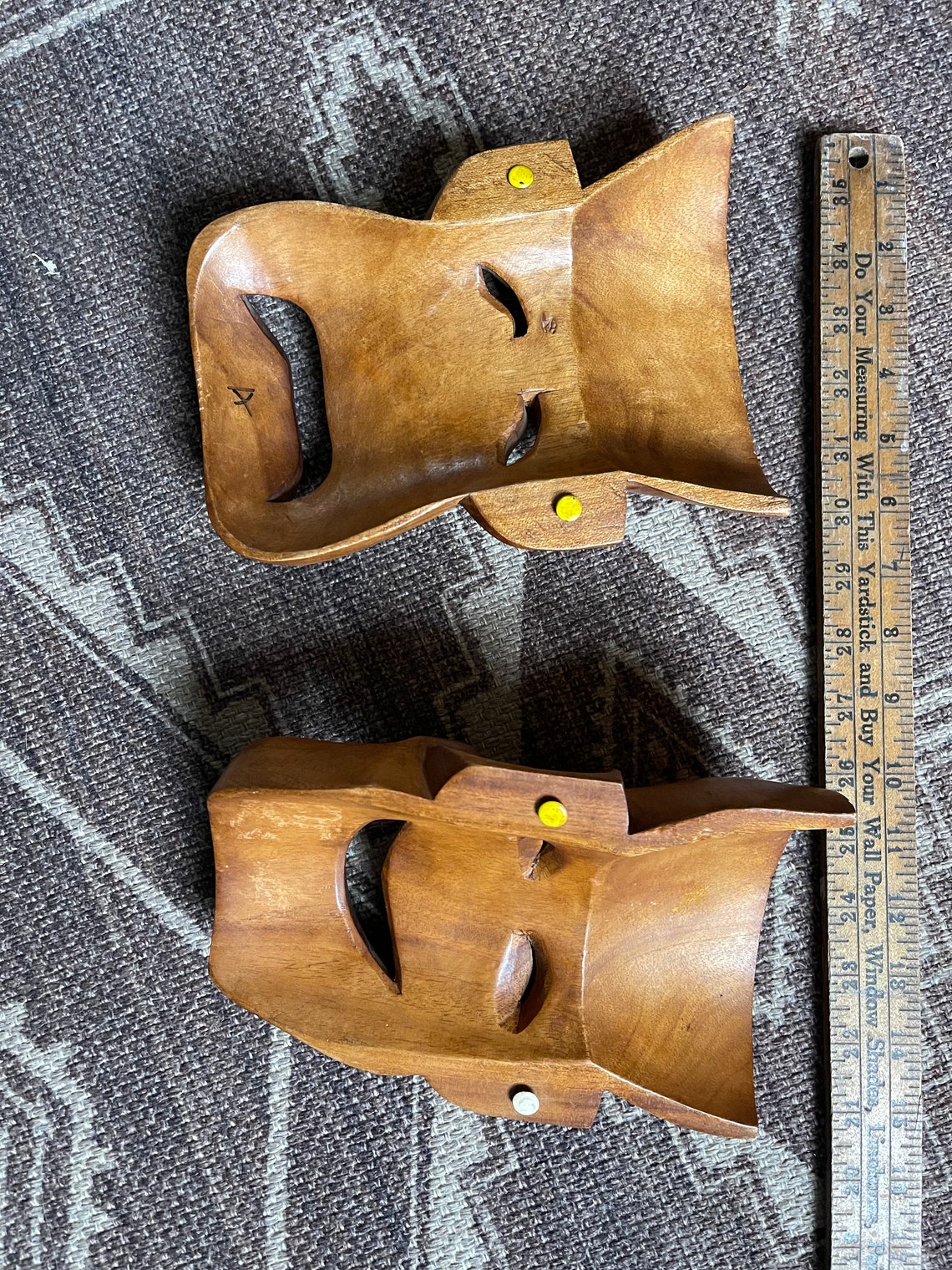 MCM Boho Theatre Masks - Etsy