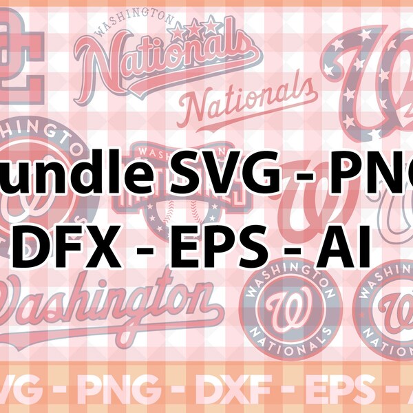 Washington Nationals Svg - Etsy