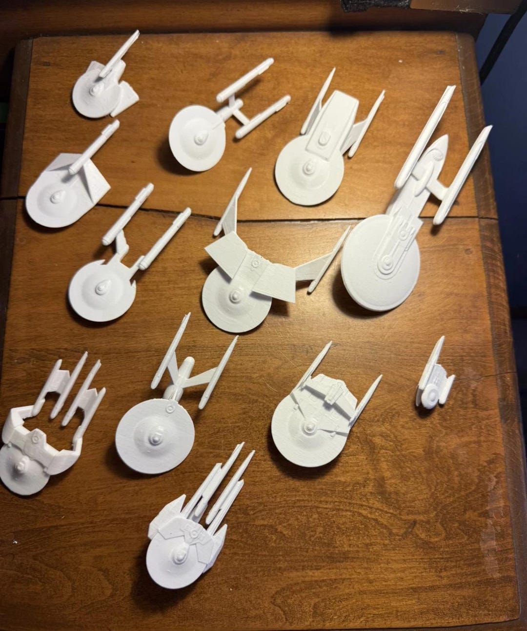 Star Trek Starship Miniatures (12) 3D Printed FASA Federation Set - Etsy