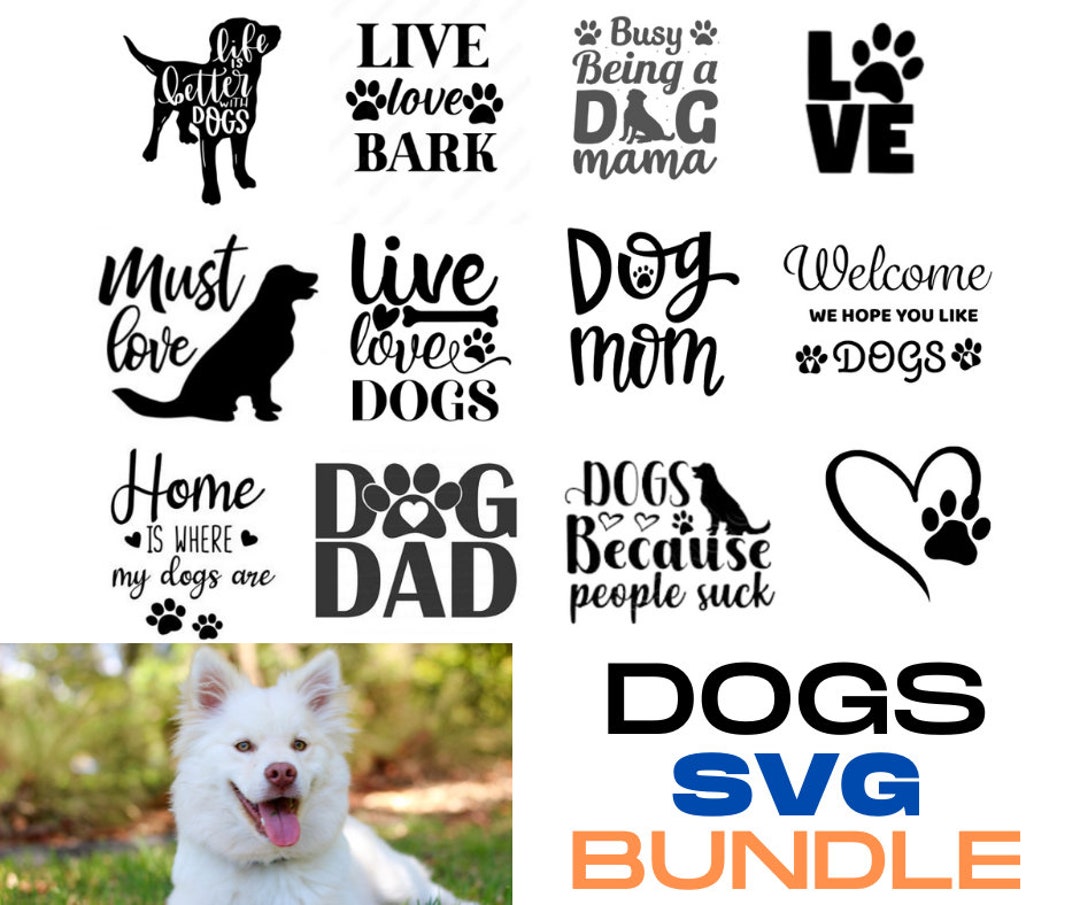 Digital SVG Files for Dogs Coffee for Shirts and Canvas - Etsy