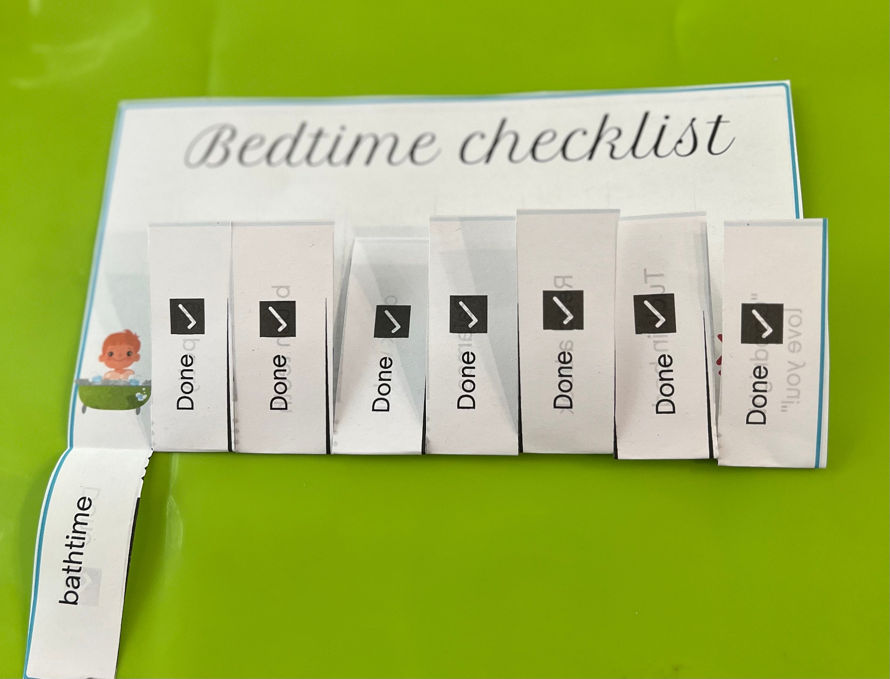Bedtime Routine Checklist (pecs System) - Etsy