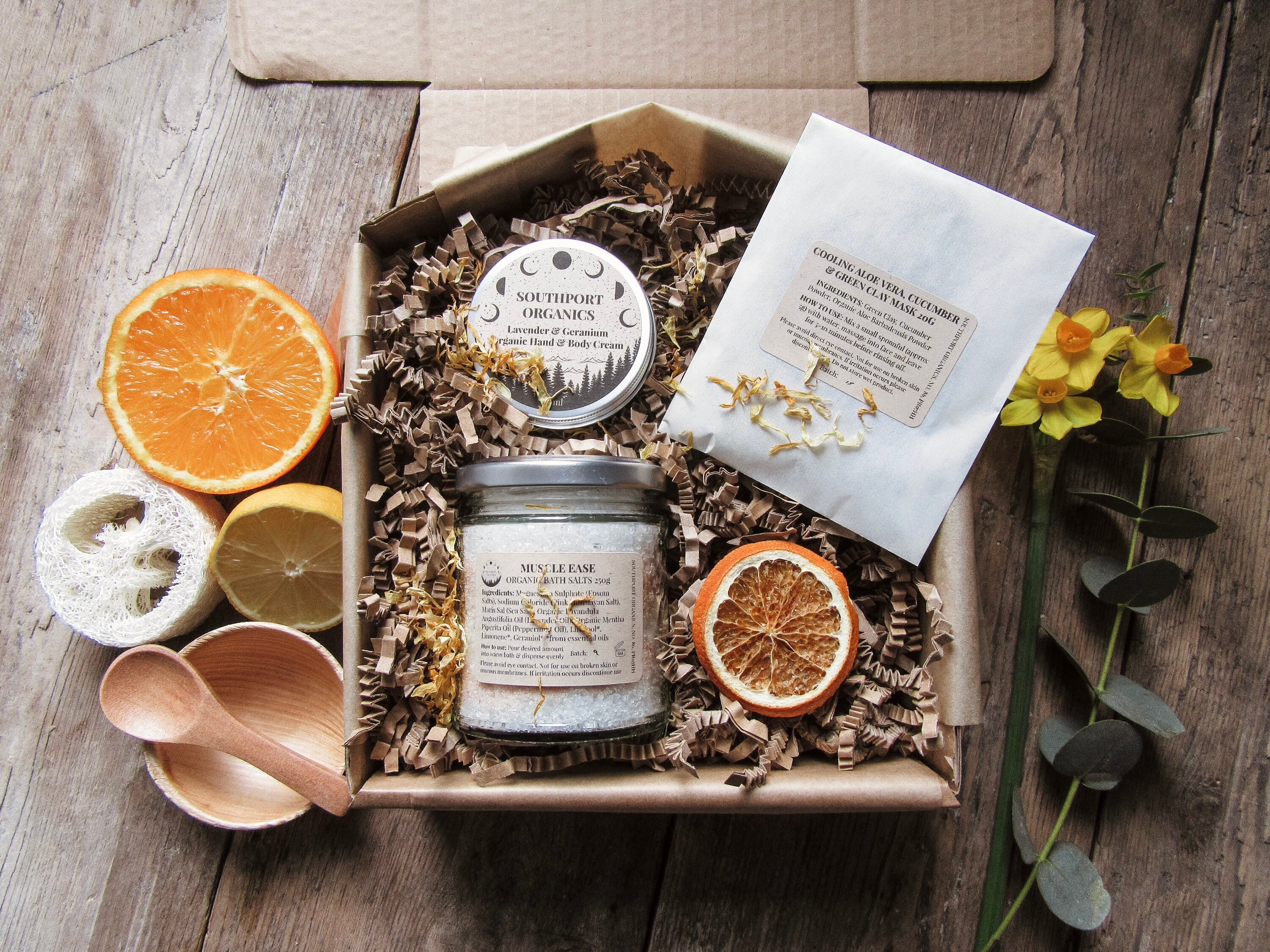 Wellbeing Gift Set Muscle Soak Calming Aromatherapy Cooling - Etsy