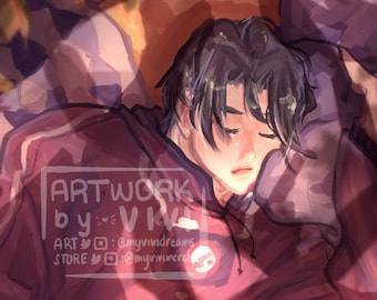 DC Red Robin Sleeping Batboy Print A4 - Etsy