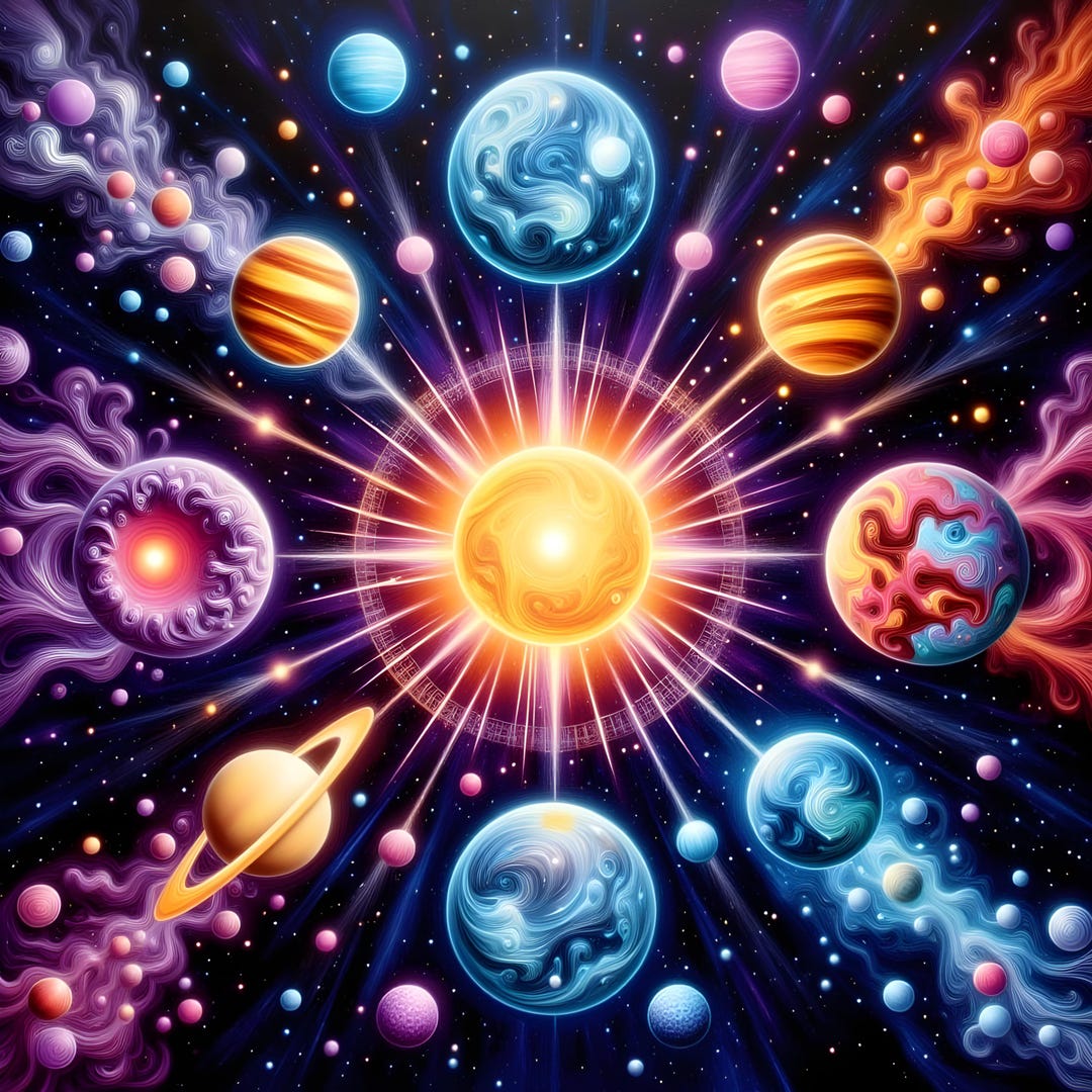Planetary Alignment Shift seven Planets February 28th - Etsy