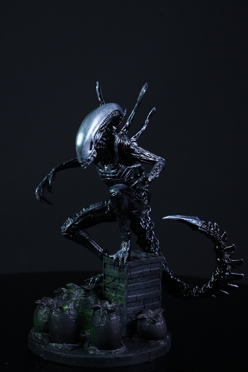 Alien Xenomorph Figure With Egg - Etsy