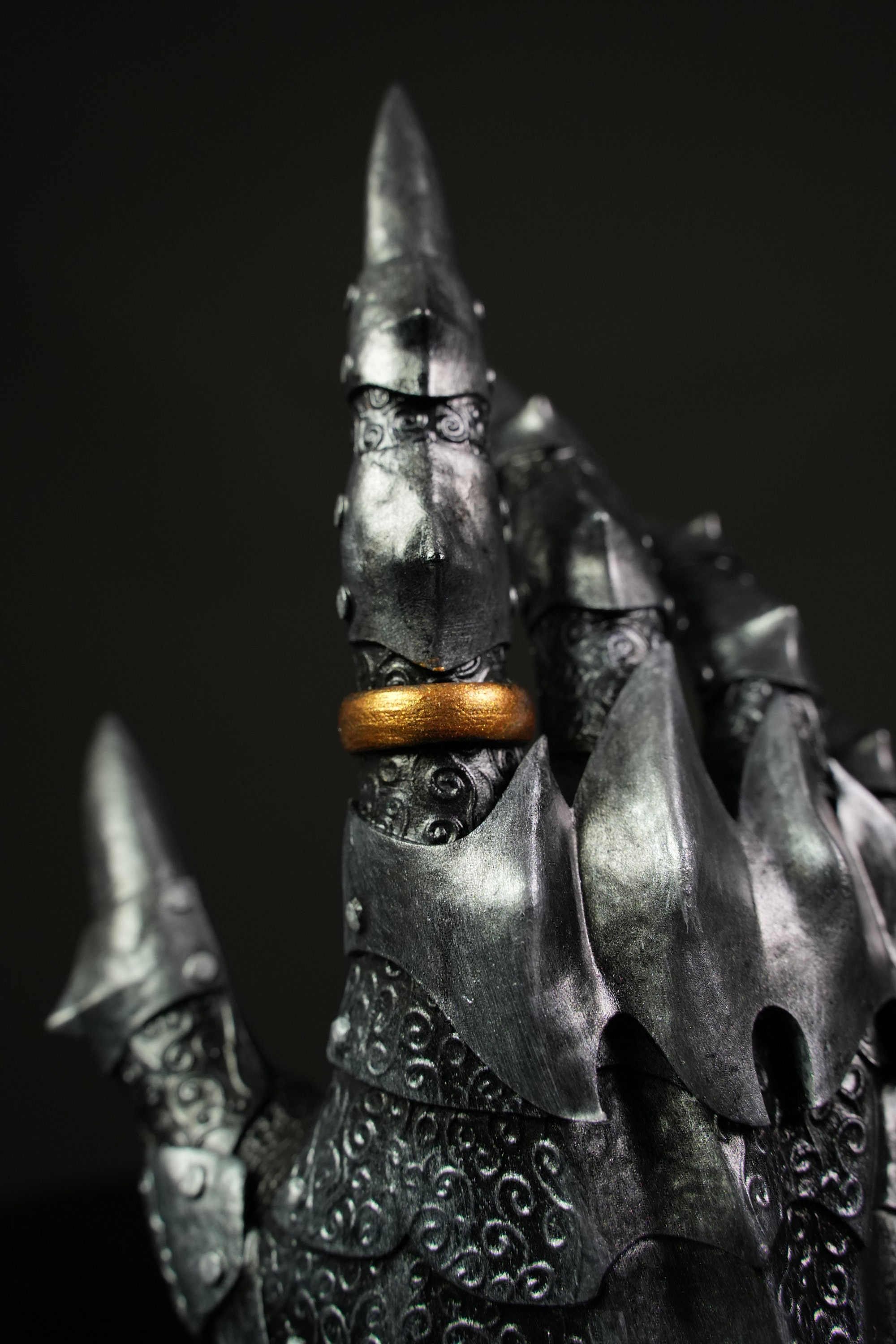 Gauntlet of the Dark Lord Sauron Sauron Hand 3d Sauron Glove - Etsy