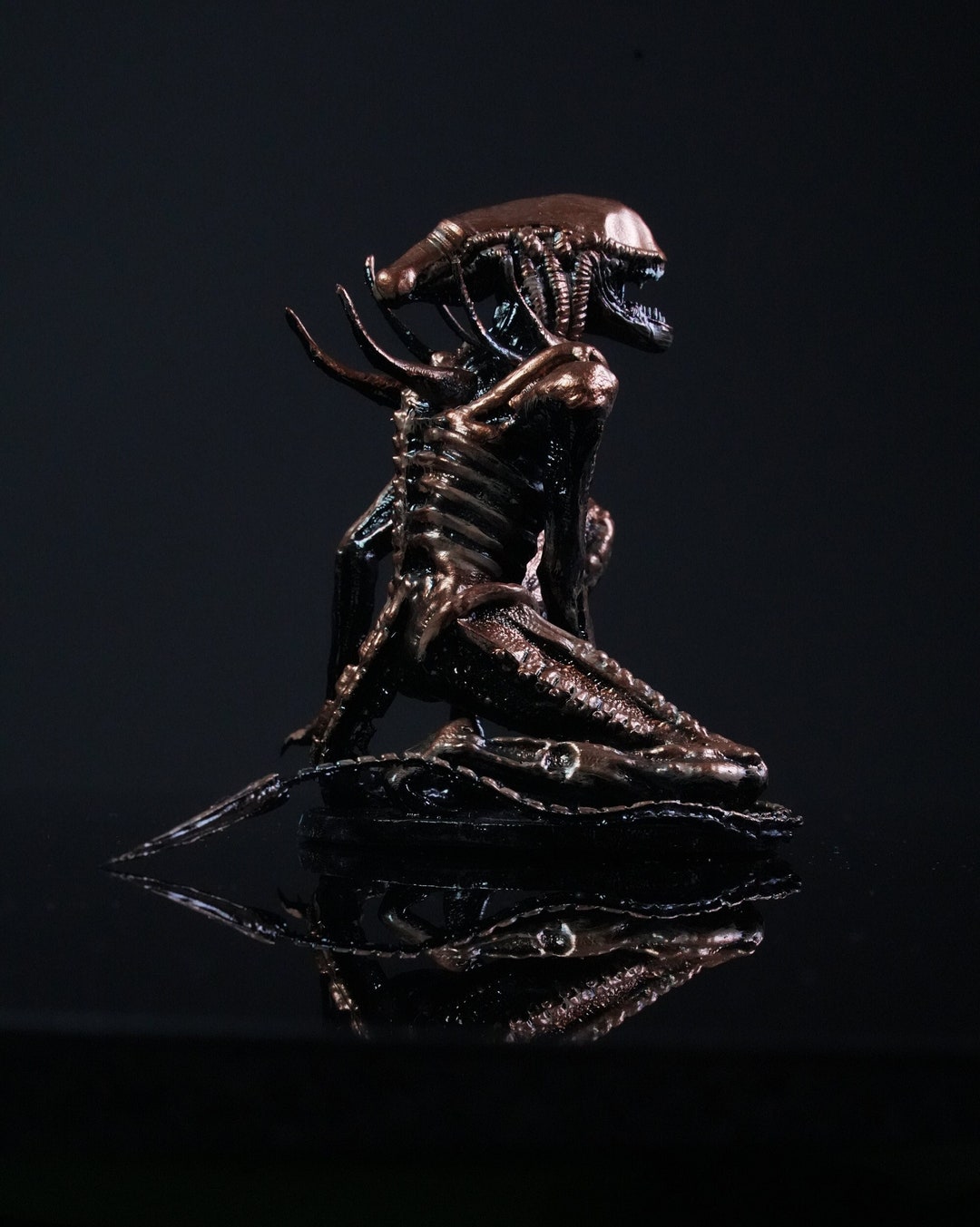 Alien Xenomorph Figure, Alien Xenomorph Statue, Xenomorph Bronze 3d ...