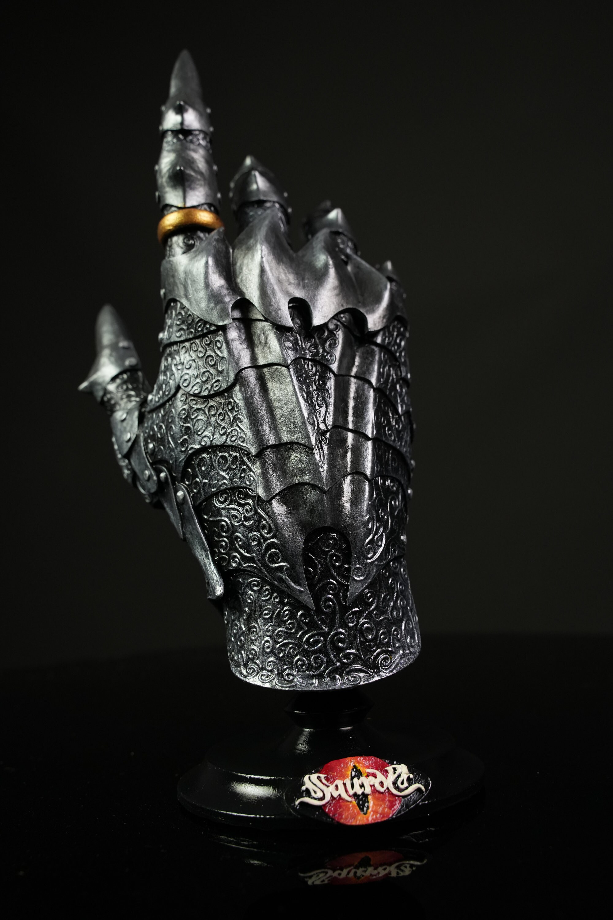 Gauntlet of the Dark Lord Sauron Sauron Hand 3d Sauron Glove - Etsy