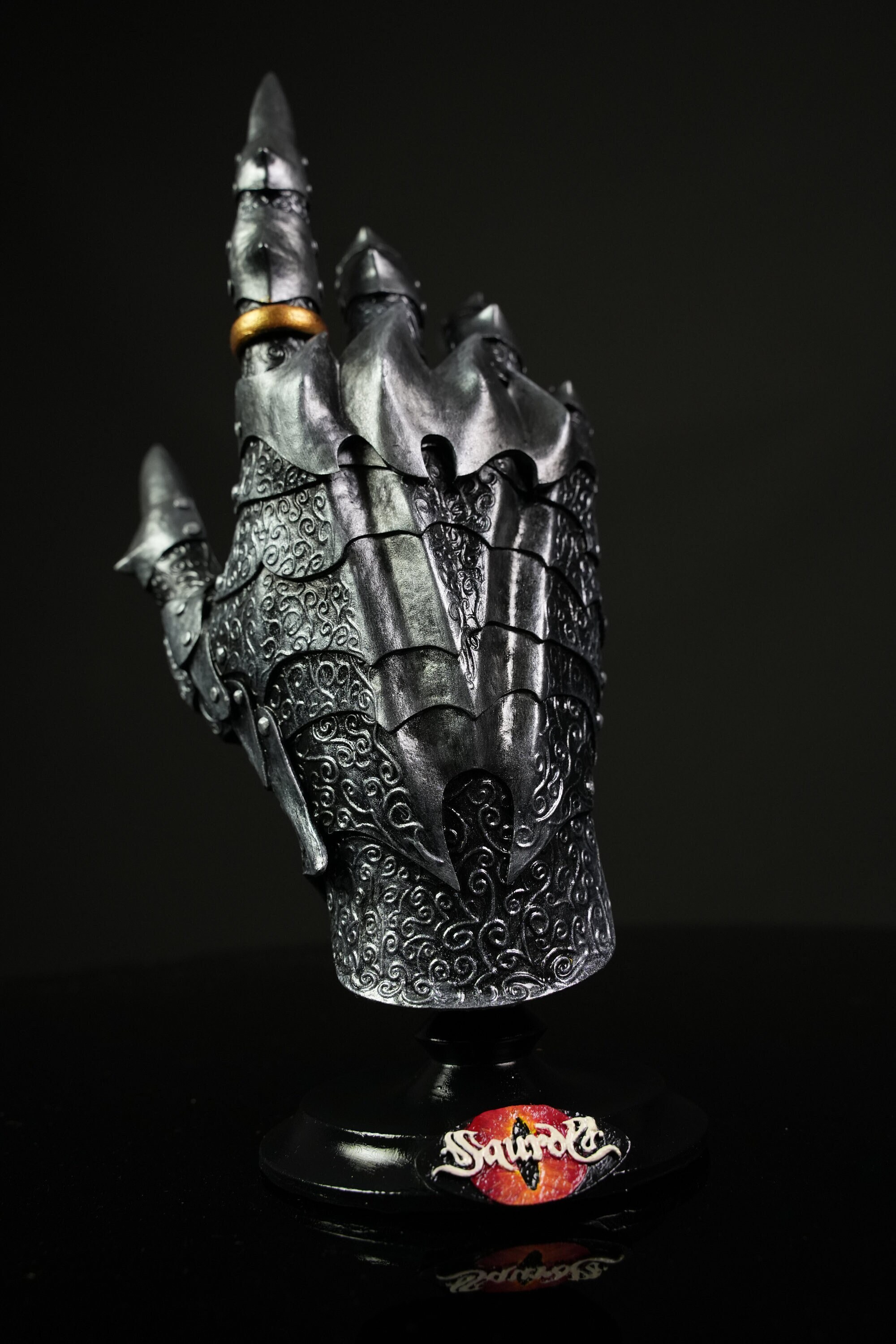 Gauntlet of the Dark Lord Sauron Sauron Hand 3d Sauron Glove - Etsy