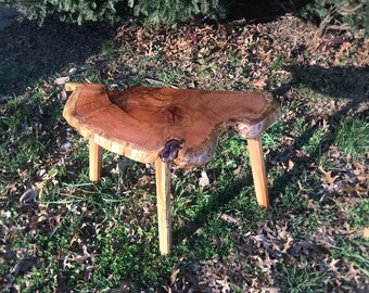 Red Oak Live Edge Coffee Table | Etsy