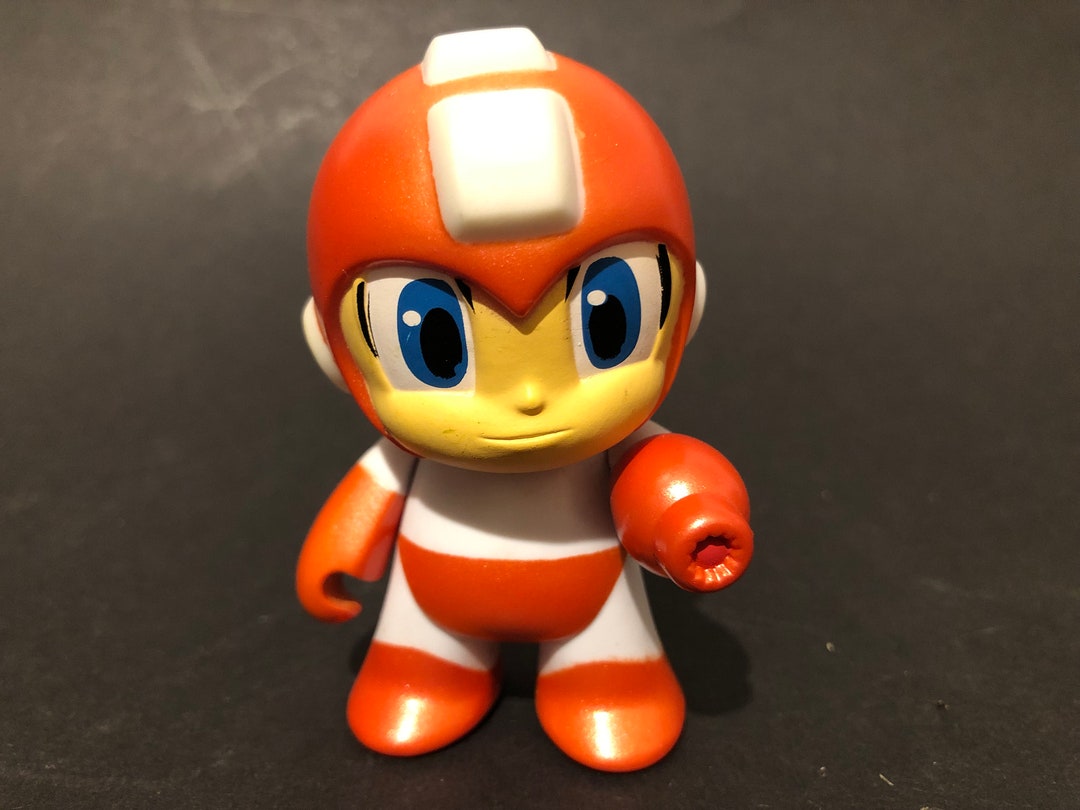 Capcom - Kidrobot - Red Mega Man 3 Anime Posable Figure From Film Mega ...