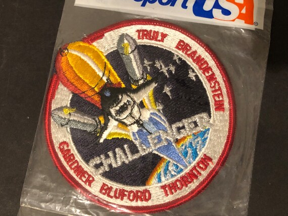 Nasa Space Shuttle Challenger iron on cloth patch bad… - Gem